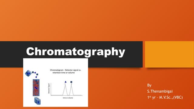 Introduction to chromatography | PDF | Chemistry | Science
