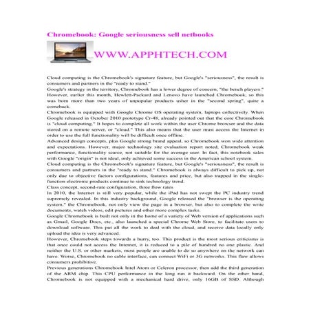Chromebook | PDF