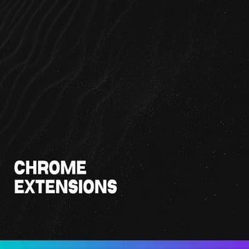 Chrome extensions.pptx