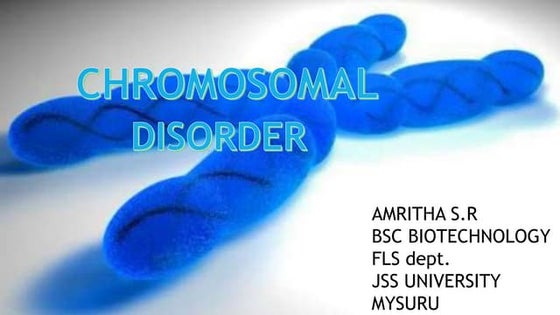 Genetic disorders | PPT