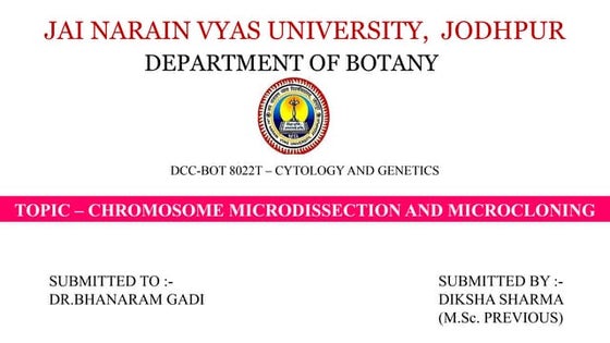 Genomic in situ Hybridization | PPT