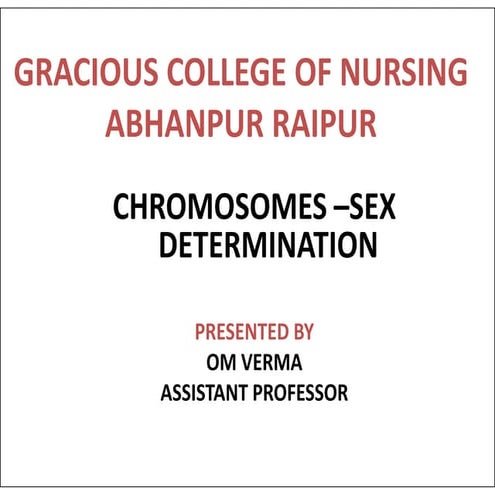 Chromosomes Sex Determination Pdf