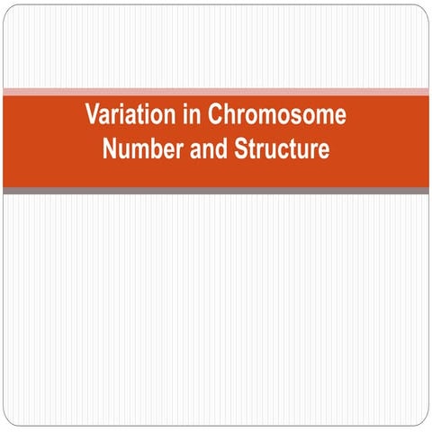 chromosome variation.pptx