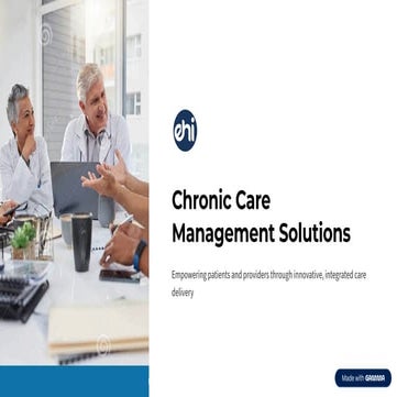 Chronic Care Management soluation- Enable Healthcare | PDF