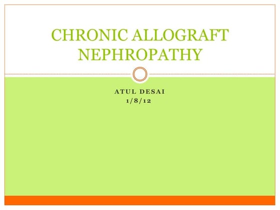 Renal pathology. Lecture 7 Introduction to Allograft Kidney Pathology. Sufia Husain 2020 | PPTX ...