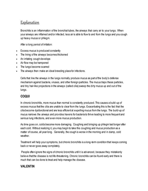 Chronic Bronchitis | PPT