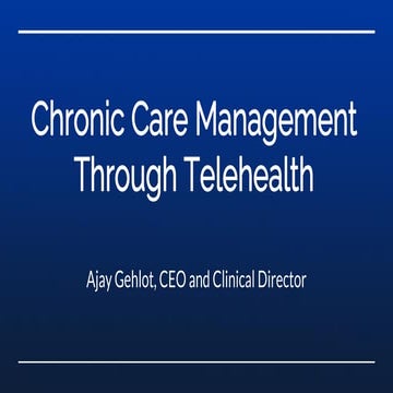 Building A Chronic Care Management Program That Can Scale | PDF