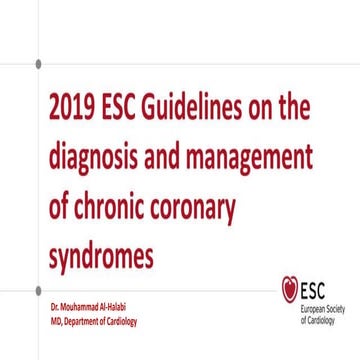 Chronic Coronary Syndrome ESC 2019.pptx