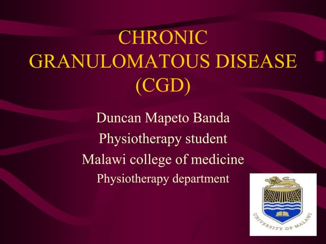 Chronic granulomatous inflammation | PPT