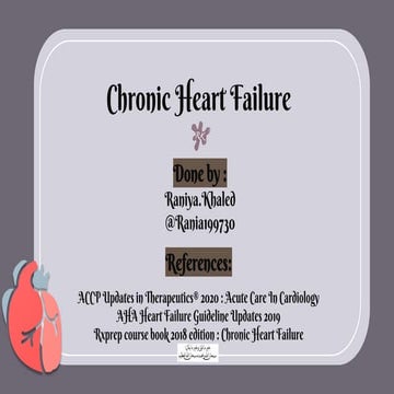 Chronic heart failure | PDF