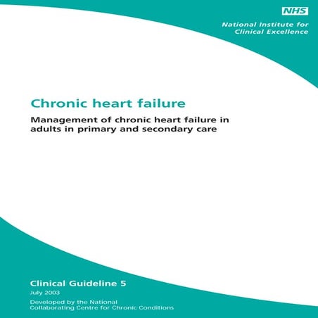 Chronic heart failure nice guidelines | PDF