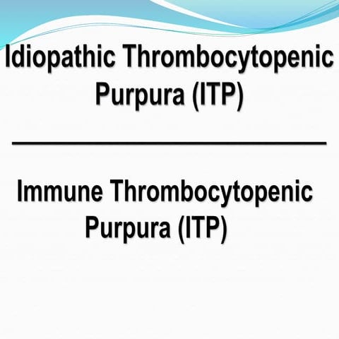 CHRONIC ITP - Karen Nina Ocampo 09012008.ppt