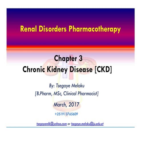 Chronic Kidney Disease (CKD) | PPT