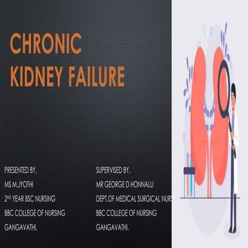 chronic kidney failure.pptx . | PPT
