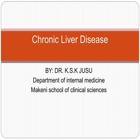 Chronic_Liver_Disease.power point presentation | PPT