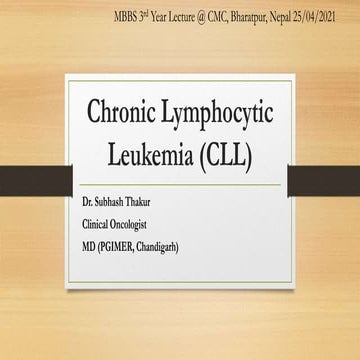 Chronic myeloid leukemia (CML) | PPT