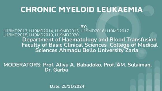Chronic myeloid leukemia (CML) | PPT