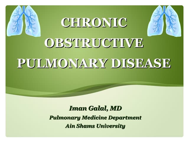 Pathophysiology of copd | PPTX