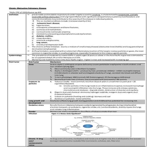 Chronic obstructive pulmonary disease | PDF