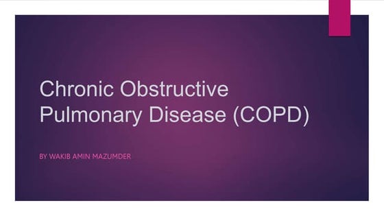 Case presentation of COPD ( Chronic Obstructive Pulmonary Disease ) | PPT