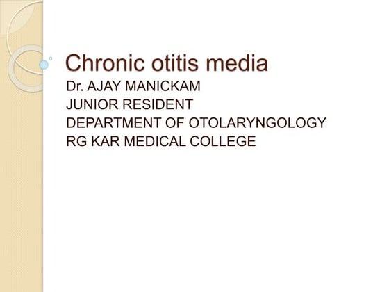 Acute otitis media | PPT