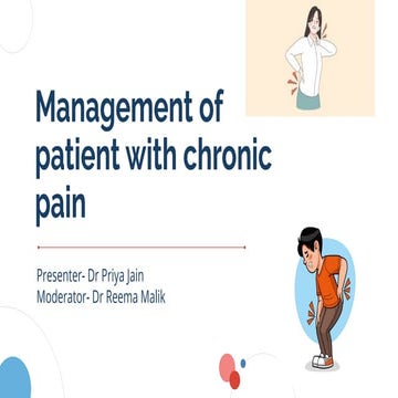 chronic pain management.pdf ( by dr Priya Jain) | PDF