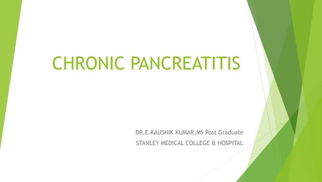 L34 chronic pancreatitis st | PPT