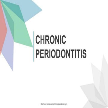 Chronic periodontitis | PPTX