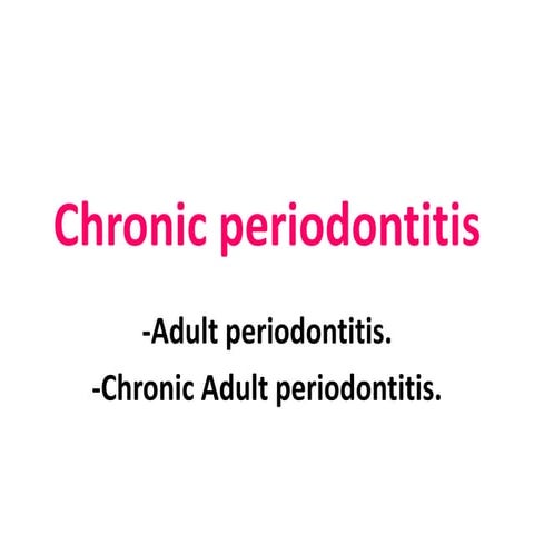 chronic periodontitis.pptx