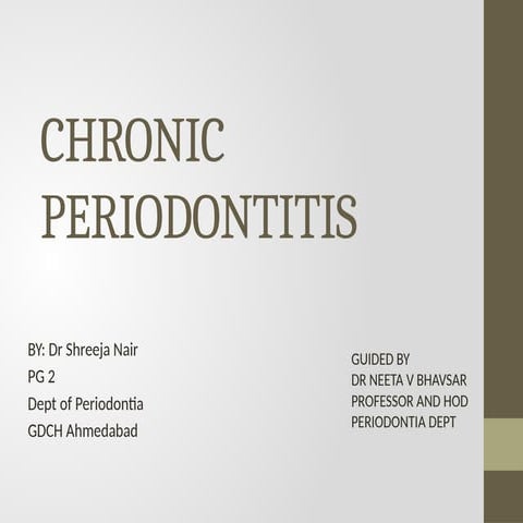 Periodontitis | PPTX