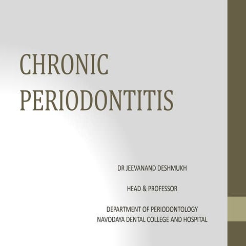Periodontitis | PPTX