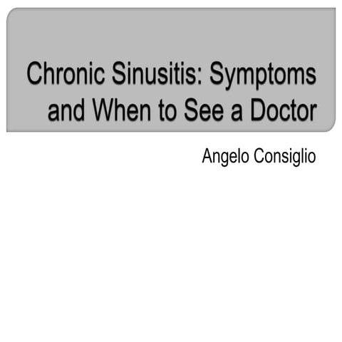 AAO-HNS Patient Education - When to See a Doctor for a Sore Throat | PPTX