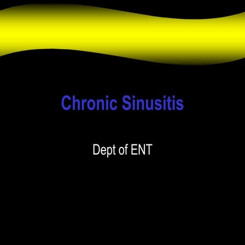 Chronic sinusitis.ppt