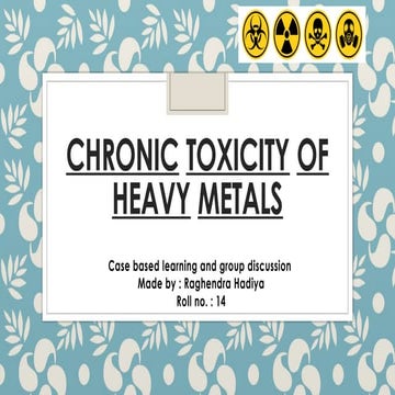 Chronic toxicity of Heavy metals(lead).pptx