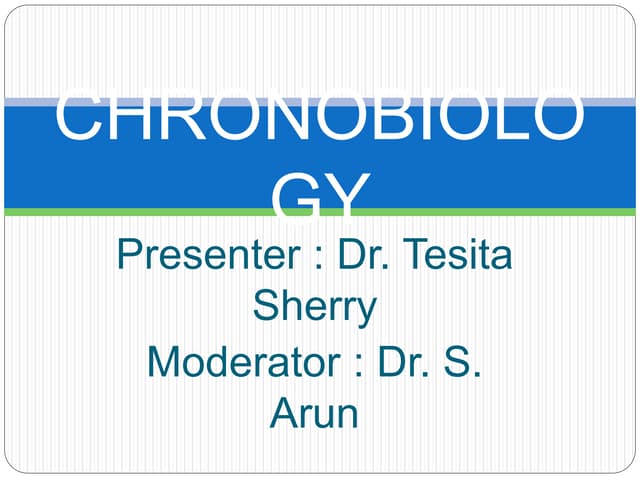 Biological clock | PPTX