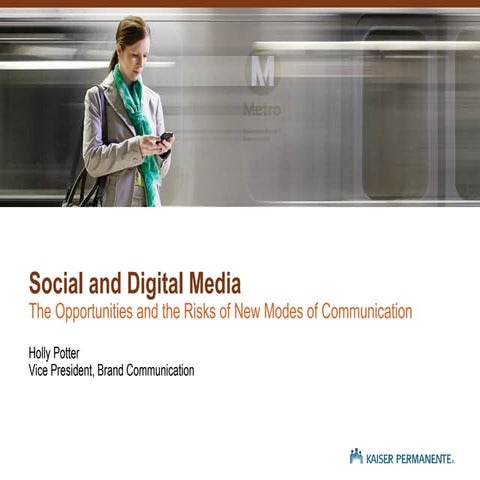 Social Media and Health Research | PPT