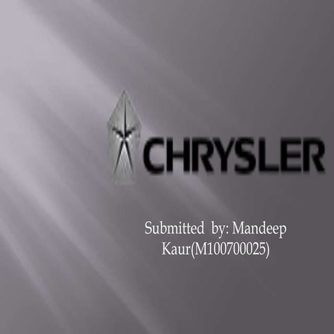 Chrysler | PPTX
