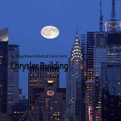 Chrysler building powerpoint | PPTX