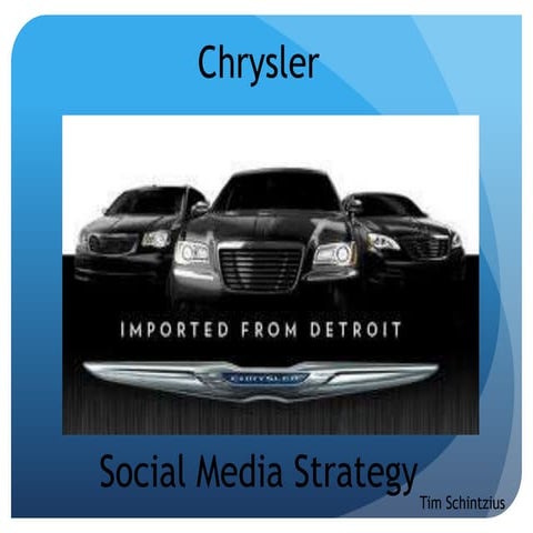 Chrysler Social Media Presentation (zen) | PPTX