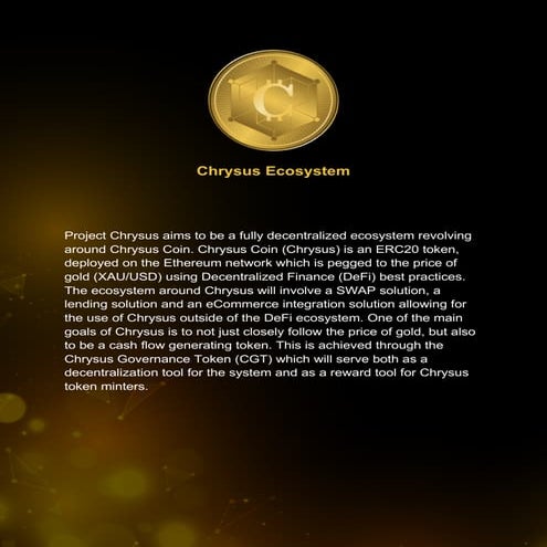Chrysus Whitepaper v1 | PDF
