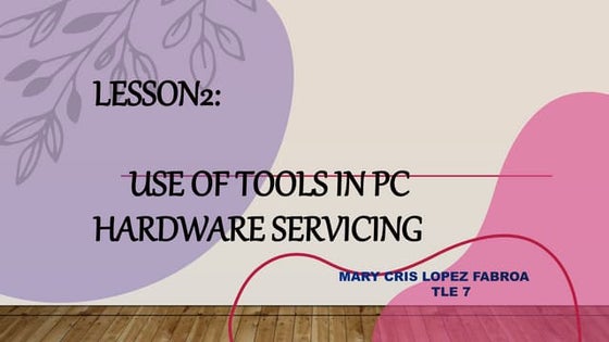 Classification of Tools and Equipment.pptx