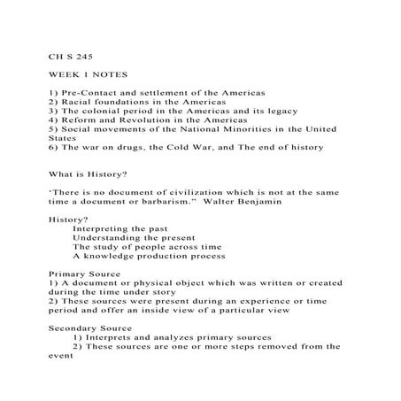 Cape History IA Unit 1 | DOCX