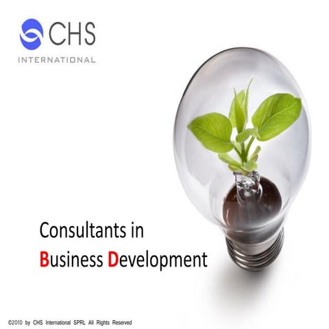 CHS international business development 1 of 3 | PPT