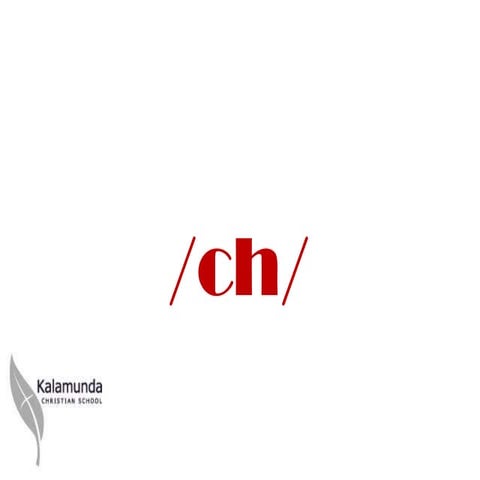 Y1 Ch spelling powerpoint tg 2012 | PPT