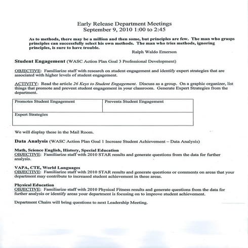 CHS Student Engagement Form | PDF
