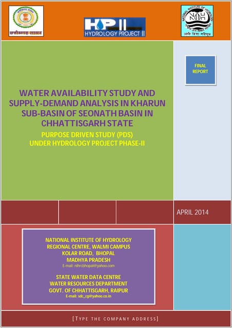 Gw02 role of dwlr data in groundwater resource estimation | PDF