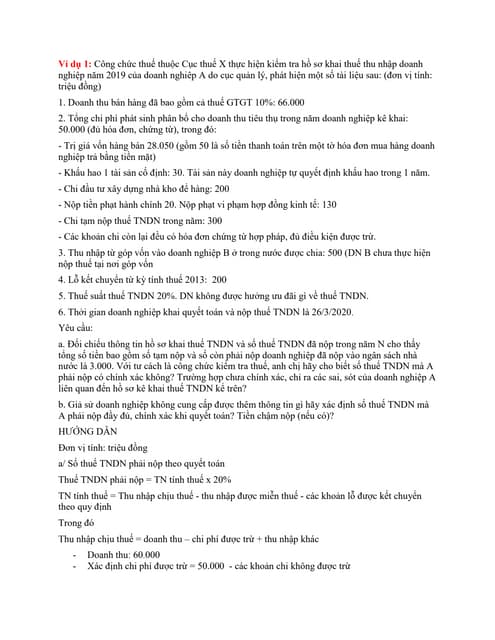 Bài tập kế toán quản trị có đáp án | PDF