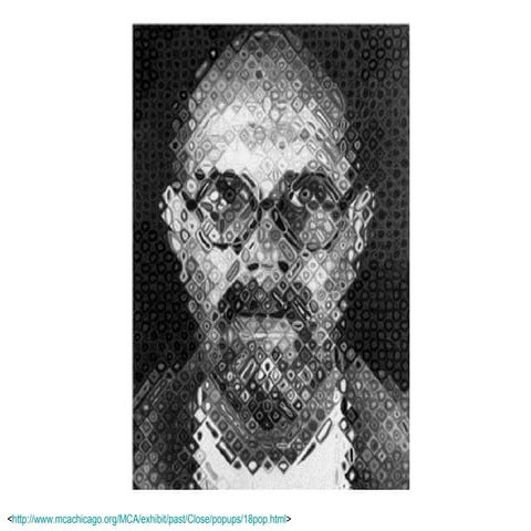 Chuck Close Self Portrait | PPT