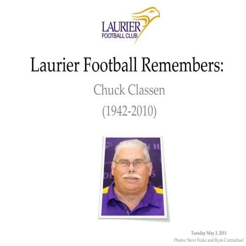 Chuck Classen Remembered | PPT
