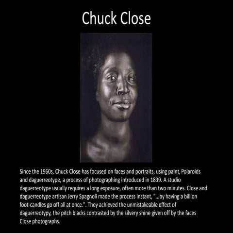 Chuck Close | PPT